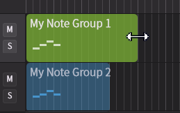 Note Groups | Synthesizer V Studio 2 Pro User Manual