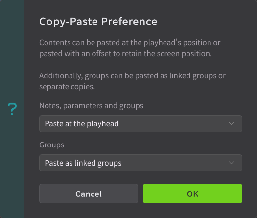 Note Groups | Synthesizer V Studio 2 Pro User Manual